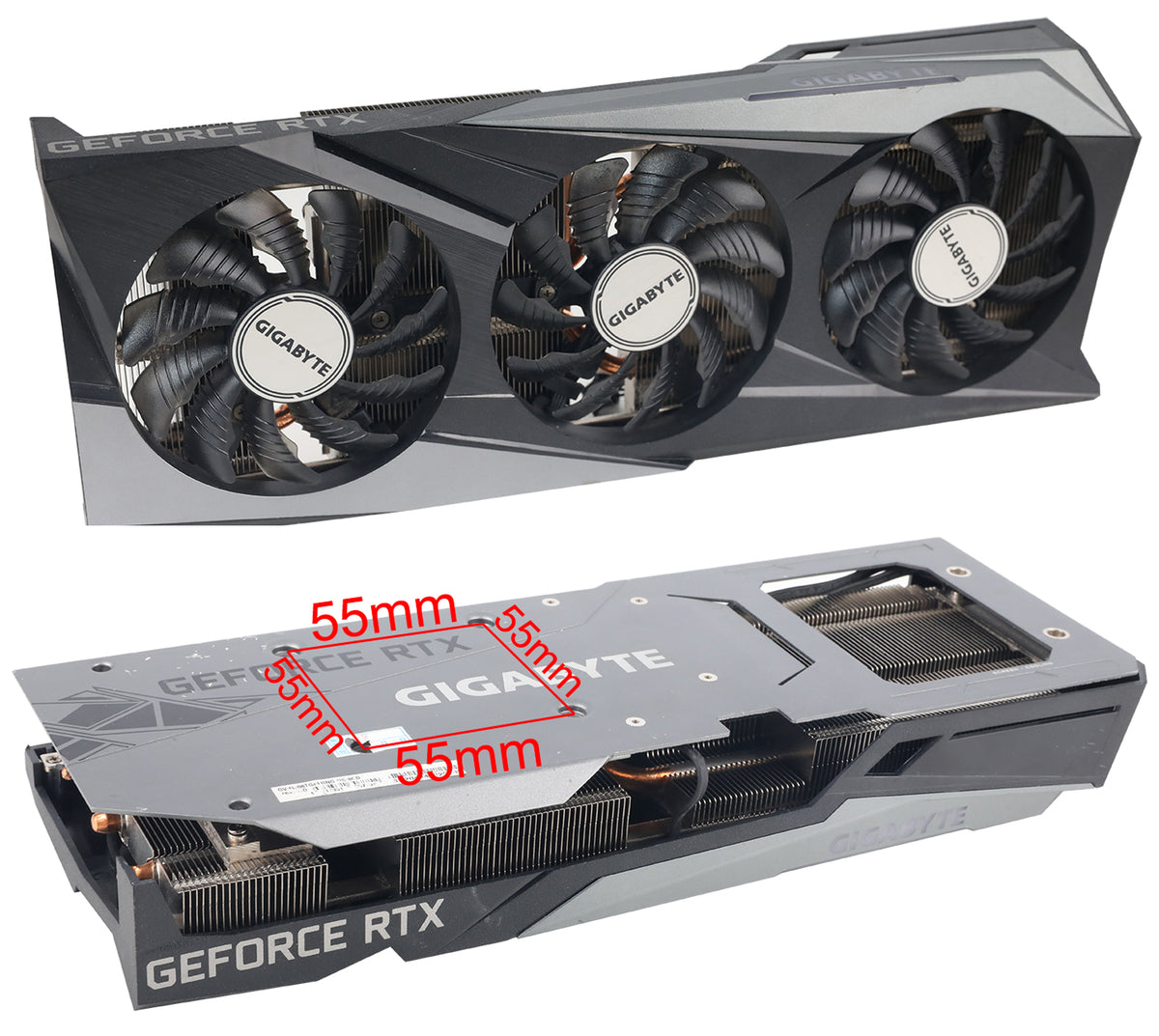 Graphics Card Heatsink with Backplate For Gigabyte RTX 3060 Ti Gaming ...